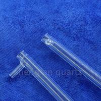 China High Temperature Corrosion Resistance Factory Custom Laboratory Industrial Quartz Round Bottom Flat Test Tube for sale