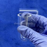 China High Temperature Corrosion Resistance Factory Custom Laboratory Industrial Quartz Round Bottom Flat Test Tube for sale