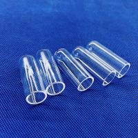 China High Temperature Corrosion Resistance Factory Custom Laboratory Industrial Quartz Round Bottom Flat Test Tube for sale