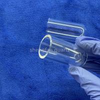 China High Temperature Corrosion Resistance Factory Custom Laboratory Industrial Quartz Round Bottom Flat Test Tube for sale