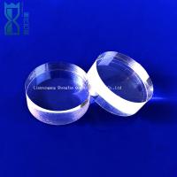 China Transparent Frosted Stone Step Fused Silica Sheet For Optical for sale