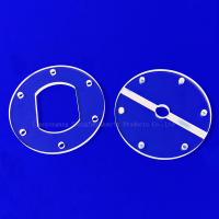 China CNC Machining Of High Precision Fused Quartz Perforated Quartz Glass Sheets for sale