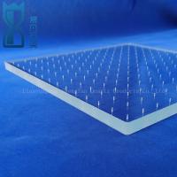 China CNC Machining Of High Precision Fused Quartz Perforated Quartz Glass Sheets for sale