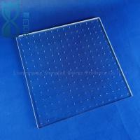 China CNC Machining Of High Precision Fused Quartz Perforated Quartz Glass Sheets for sale