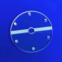 China CNC Machining Of High Precision Fused Quartz Perforated Quartz Glass Sheets for sale