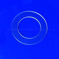 China CNC Custom High Temperature Resistant Round Square Punching And Grooving Quartz Glass Parts for sale
