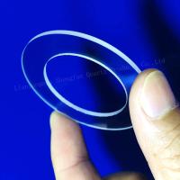 China CNC Custom High Temperature Resistant Round Square Punching And Grooving Quartz Glass Parts for sale