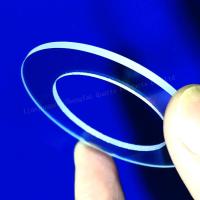 China CNC Custom High Temperature Resistant Round Square Punching And Grooving Quartz Glass Parts for sale
