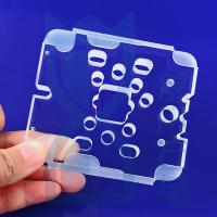 China Custom High Temperature Corrosion Resistant Quartz Transparent Opaque Punching Step for sale