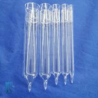 China High Temperature Corrosion Resistance Factory Custom Laboratory Industrial Quartz Round Bottom Flat Test Tube for sale