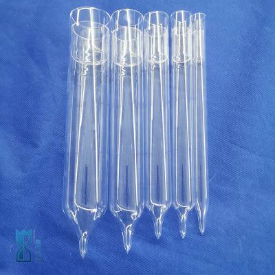 China High Temperature Corrosion Resistance Factory Custom Laboratory Industrial Quartz Round Bottom Flat Test Tube for sale