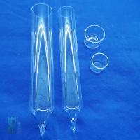 China High Temperature Corrosion Resistance Factory Custom Laboratory Industrial Quartz Round Bottom Flat Test Tube for sale