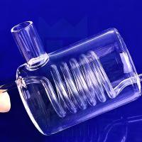 China Factory Custom Laboratory High Temperature And Corrosion Resistant Quartz Spiral Tube for sale
