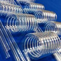 China Factory Custom Laboratory High Temperature And Corrosion Resistant Quartz Spiral Tube for sale