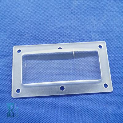 China Custom Quartz Transparent Opaque Punching Step High Temperature Corrosion Resistant for sale
