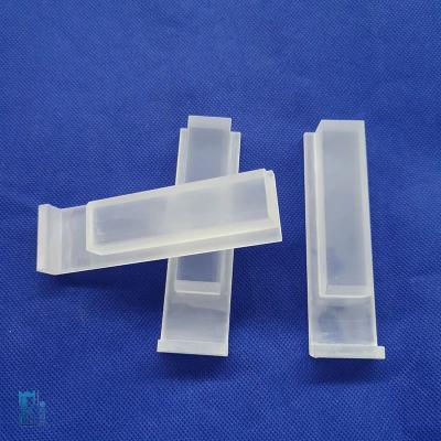 China Factory Custom High Temperature Resistant Opaque Perforated Quartz Sheet for sale