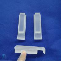 China Factory Custom High Temperature Resistant Opaque Perforated Quartz Sheet for sale