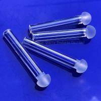 China Factory custom high temperature resistant bulb quartz tube for sale