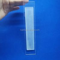 China Professional custom corrosion resistance high purity slotted quartz sheet for sale