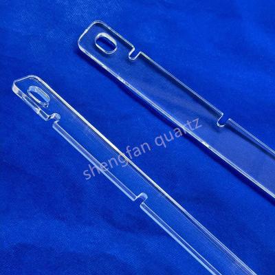China UV Customized Heat Resistant Fused Silica Quartz Glass Plate Clear Quartz Glass Substrate quartz plate drilled for sale