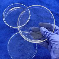 China Factory Custom Lab Round Transparent Corrosion Resistant Quartz Glass Petri Dish for sale