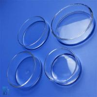 China Factory Custom Lab Round Transparent Corrosion Resistant Quartz Glass Petri Dish for sale