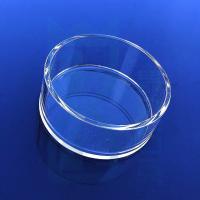 China Factory Custom Lab Round Transparent Corrosion Resistant Quartz Glass Petri Dish for sale