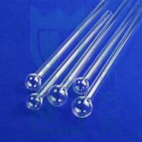 China Transparent Quartz Test Tube With Long Mouth Blow Pipe Products Ball Plate-SIO2 Glass Composition Quartz Test Tube for sale