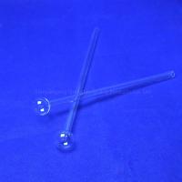 China Transparent Quartz Test Tube With Long Mouth Blow Pipe Products Ball Plate-SIO2 Glass Composition Quartz Test Tube for sale