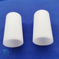 China Factory Customization High Temperature Pressure Opaque Glass Tube Quartz Glass Pipe Opaque Pipe Milky White Glass Tube for sale