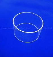 China High Temperature And Corrosion Resistant Transparent Polished Quartz Rings Can Be Customized for sale