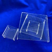 China Customized Transparent Square Quartz Glass Petri Dish Laboratory Glassware With Sio2 Chemical Composition for sale