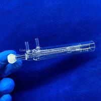 China Custom Machining High Precision Quartz Ball Head Welding Photovoltaic Clear Quartz Glass Ball Head Tube for sale