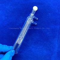 China Custom Machining High Precision Quartz Ball Head Welding Photovoltaic Clear Quartz Glass Ball Head Tube for sale