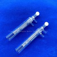 China Custom Machining High Precision Quartz Ball Head Welding Photovoltaic Clear Quartz Glass Ball Head Tube for sale