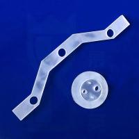 China Optical High Purity Perforated Quartz Shaped Parts Clear for sale