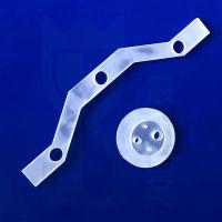 China Optical High Purity Perforated Quartz Shaped Parts Clear for sale