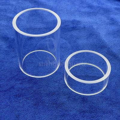 China High Purify Customized Polished Transparent Glass Quartz Tube for sale