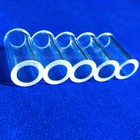 China High Temperature Corrosion Resistant Transparent Polished Quartz Rings Customized for sale