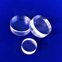 China Wholesale High Purity Quartz Custom Round Optical Quartz Glass Plates Transparent Quartz Slabs for sale