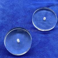 China Coustomization Transparent Fused Silica Glass Sheet UV Quartz Glass Plate For UVC Led Lamp for sale