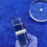 China Coustomization Transparent Fused Silica Glass Sheet UV Quartz Glass Plate For UVC Led Lamp for sale