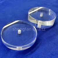 China Factory Custom Ultra Violet High Purity Laser Perforated Quartz Glass Sheet for sale