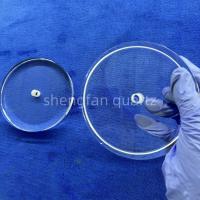 China Factory Custom Ultra Violet High Purity Laser Perforated Quartz Glass Sheet for sale