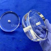 China Factory Custom Ultra Violet High Purity Laser Perforated Quartz Glass Sheet for sale