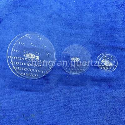 China Professional Custom High Temperature Quartz Punching Parts for sale