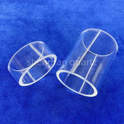 China Factory Custom High Temperature Furnace Quartz Glass Tube for sale