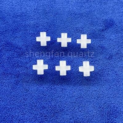 China High Temp Opaque Perforated Quartz Parts Thickness 100mm for sale