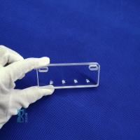 China Factory Fixed Penetration UV High Purity Perforated Quartz Glass Sheet for sale