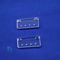 China Factory Fixed Penetration UV High Purity Perforated Quartz Glass Sheet for sale